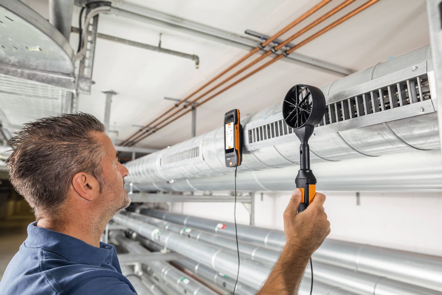 testo 400 air flow kit with 16mm vane probe - Senze Instruments Pte Ltd